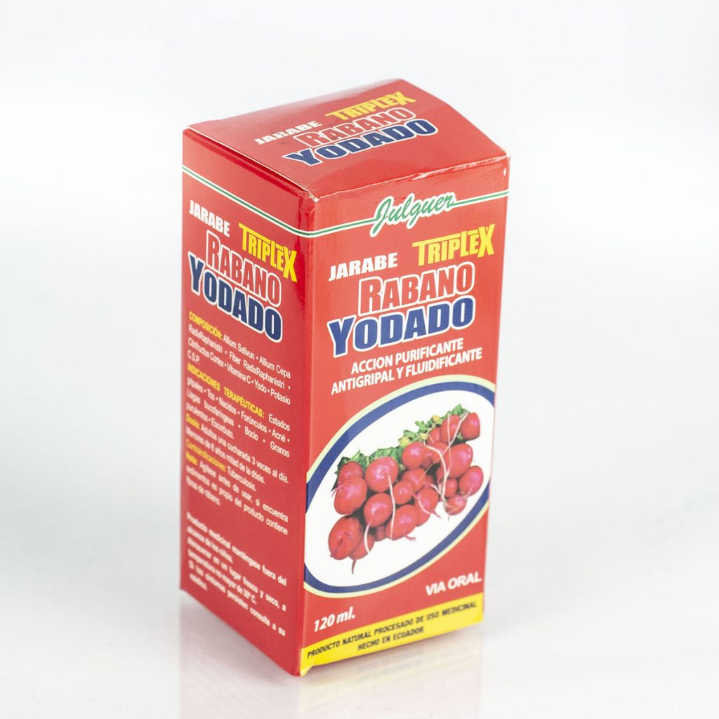 Jarabe Triplex Rabano Yodado - Farmacia Naturista Magia Verde Shop